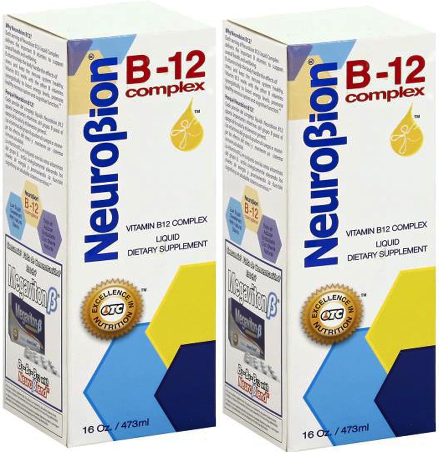 Neurobion Complejo de vitamina B12, 16 onzas, sabor cítrico líquido 2 ...